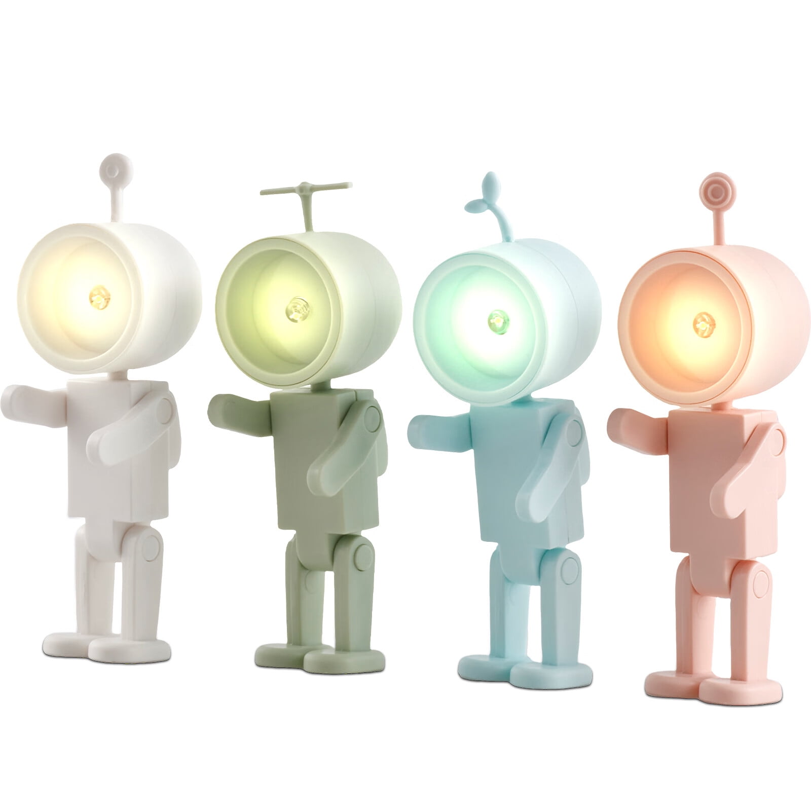 JTNero Mini LED Desk Lamp Magnetic Night Light Battery Powered Book ...