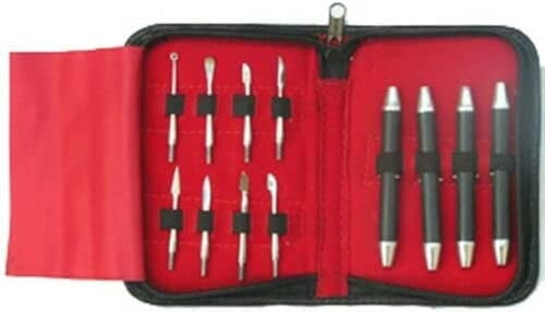 JTS Wax Carving Tools Set 8 Carvers with 4 Handles - Carve Wax Design Polymer Clay… - Walmart.com