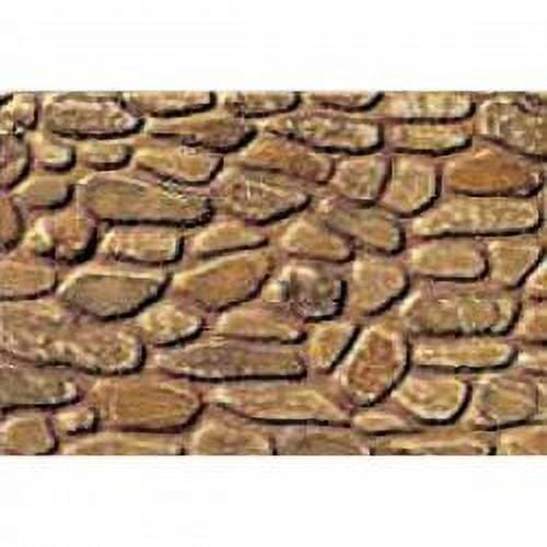JTT Plastic Pattern Sheets, HO Scale, Field Stone, 7.5"x12" Sheets, 2 ...