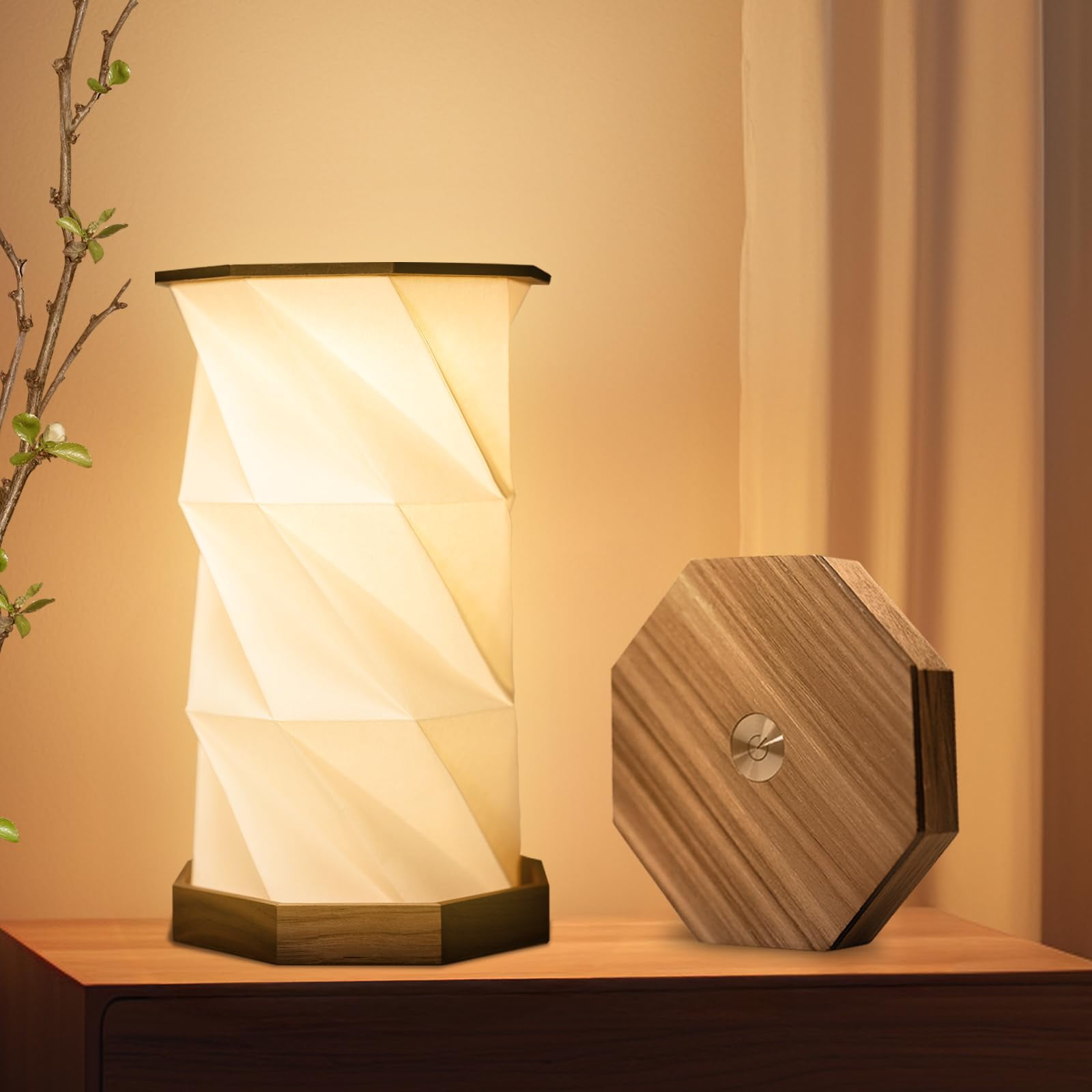 JTT Rechargeable Portable Table Lamp Small Cordless Desk Lamp LED ...