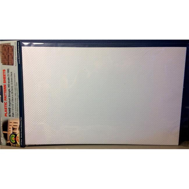 JTT Scenery Products Asphalt Shingle Pattern Sheets, HO-Scale - Walmart.com