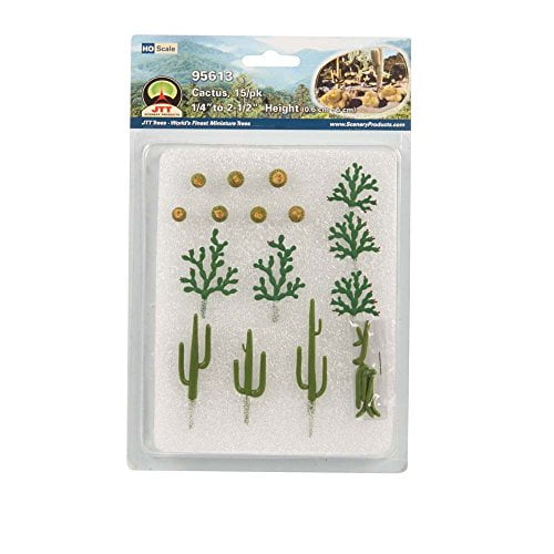 JTT Scenery Products Cactus 1 4"-2-1 2" 20 JTT95613 Train Scenery Non ...