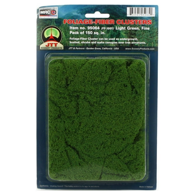 JTT Scenery Products Fine Foliage-Fiber Cluster Light Green JTT95064 ...