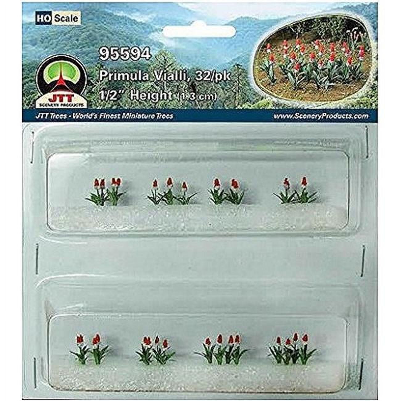 JTT Scenery Products Primula Vialli Plants 1 2" 32 JTT95594 Train ...