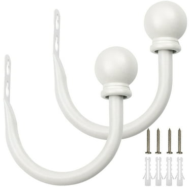 Rinhoo Curtain Tiebacks Plastic Window Drapery Drape Holdback Curtain ...