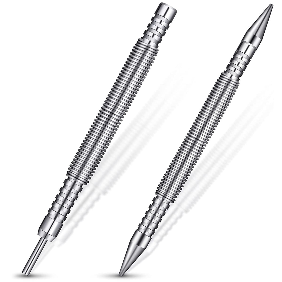 JTWEEN 2Pcs Dual Head Nail Setter and Hinge Pin Punch Set High Carbon ...