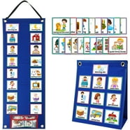 Jennakate Grey Magnetic Multiple Child Behavior Reward Chore Chart ...
