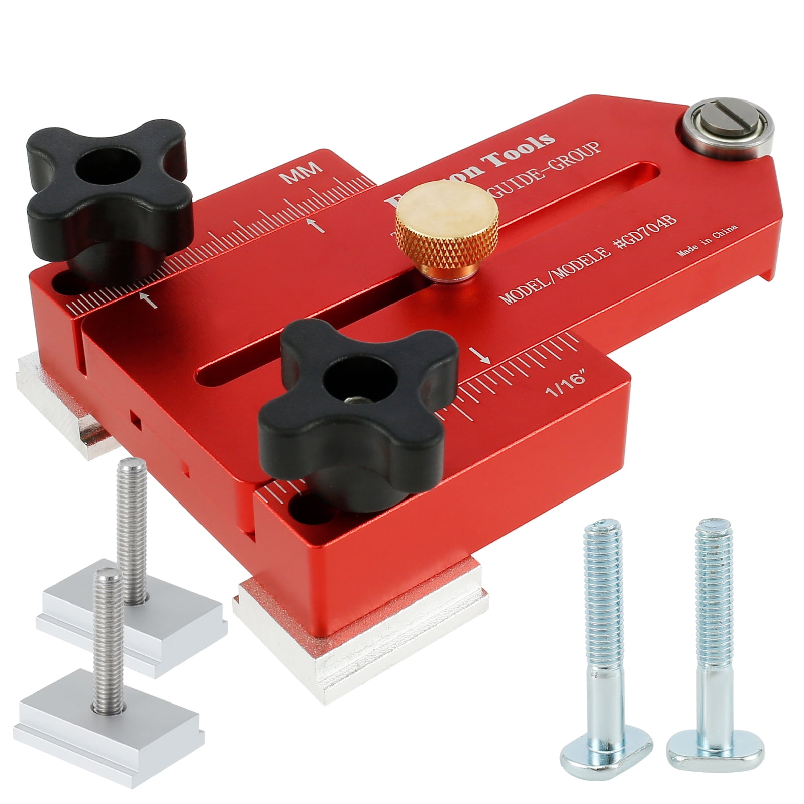 JTWEEN Woodworking Thin Rip Tablesaw Jig Sturdy Aluminum Alloy Thin ...