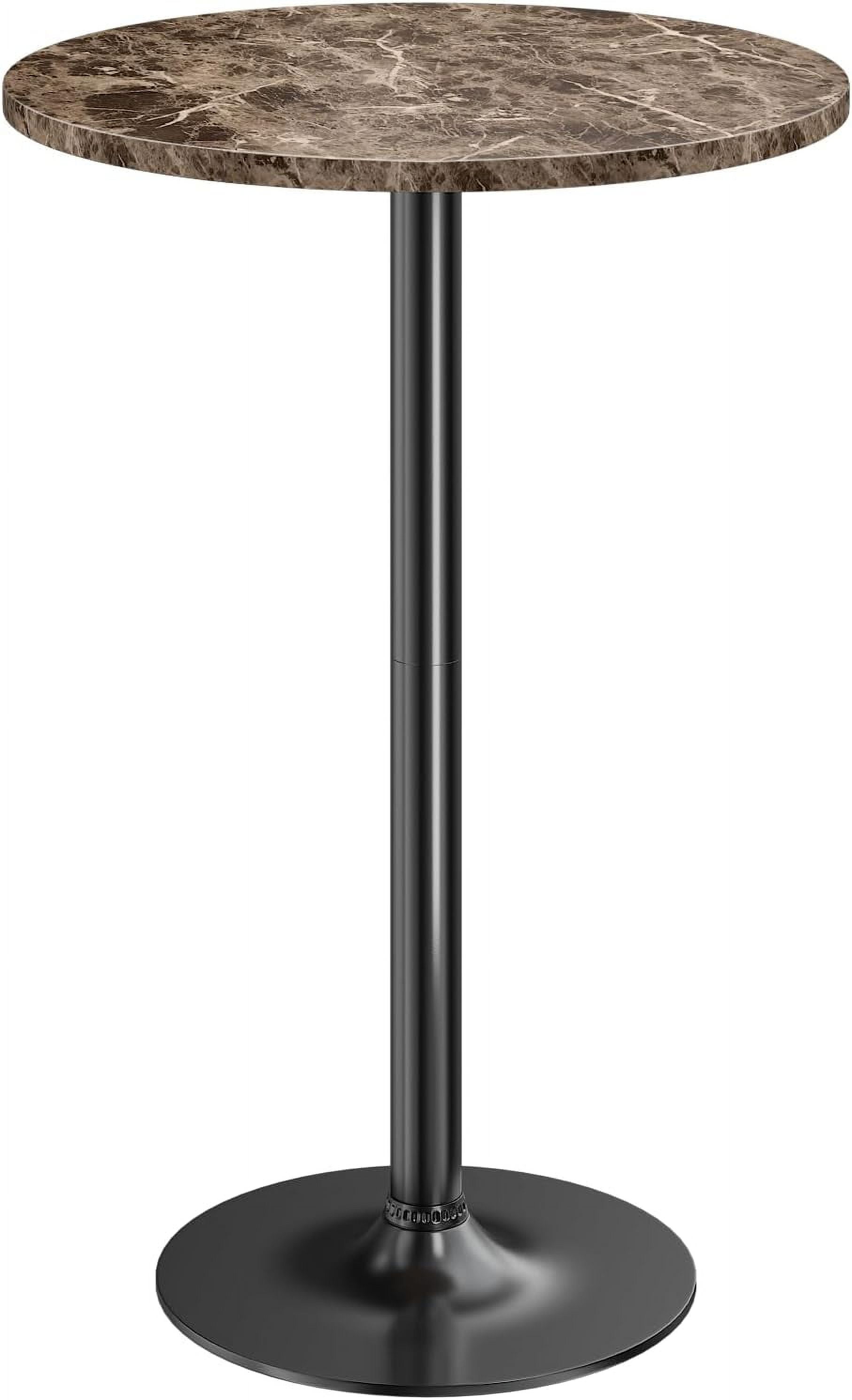 JTYUB Height Cocktail Table Boasts a Sturdy Metal Base and MDF Top ...