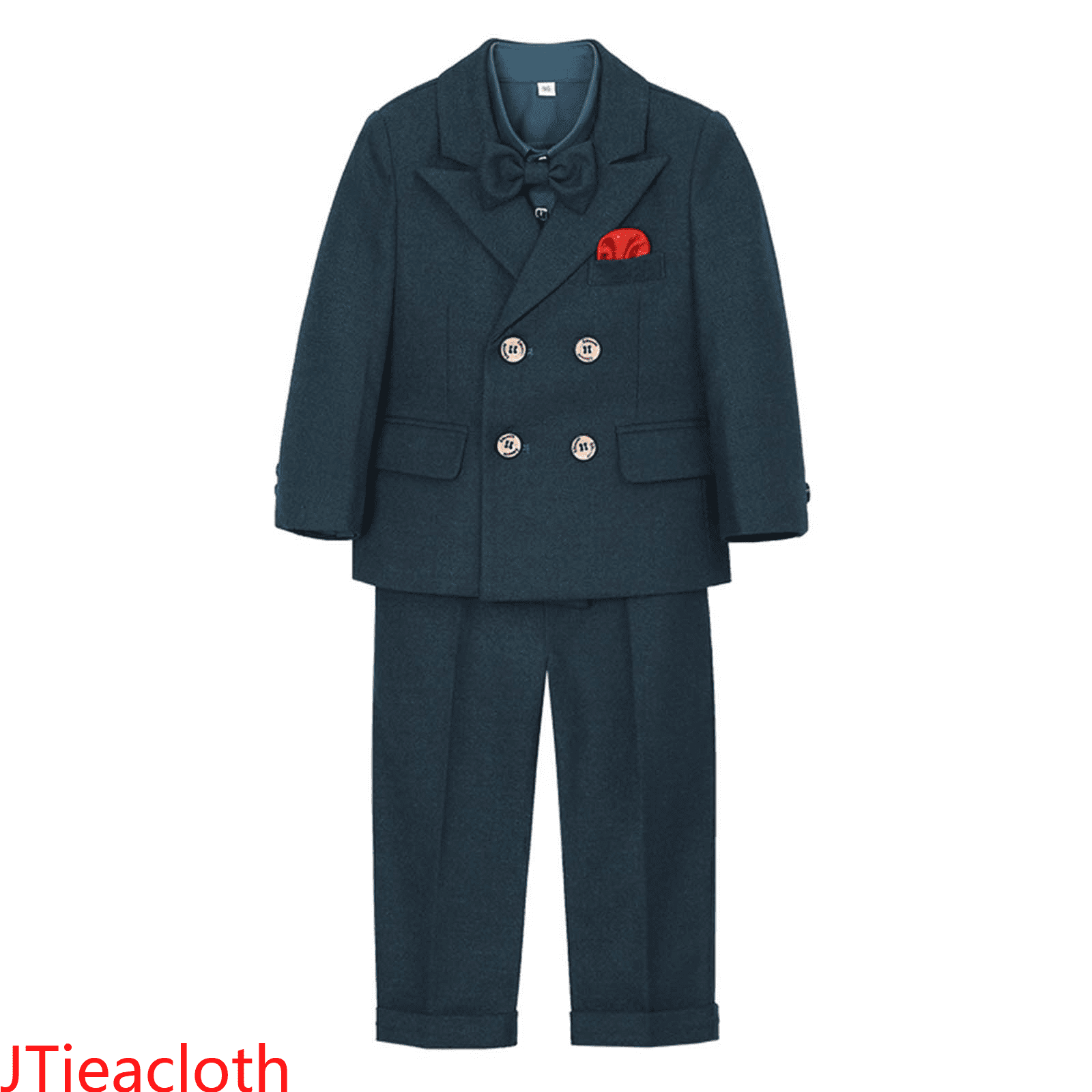 JTieacloth Boys Clothes 2 Piece Boys Suit Set Kids Formal Outfit ...