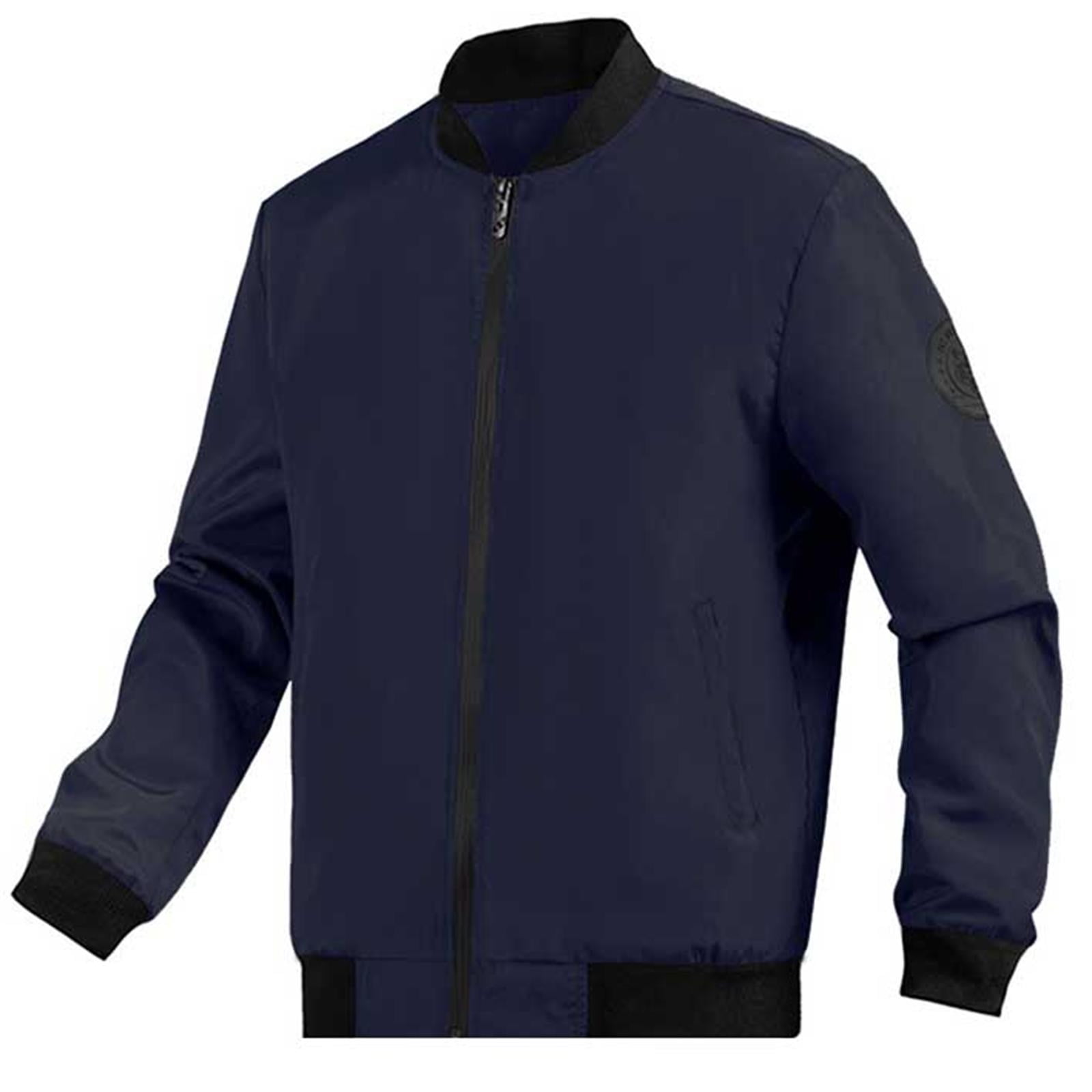 JTieacloth Lined Hooded Jacket Jacket Baseball Collar Cardigan Men's ...