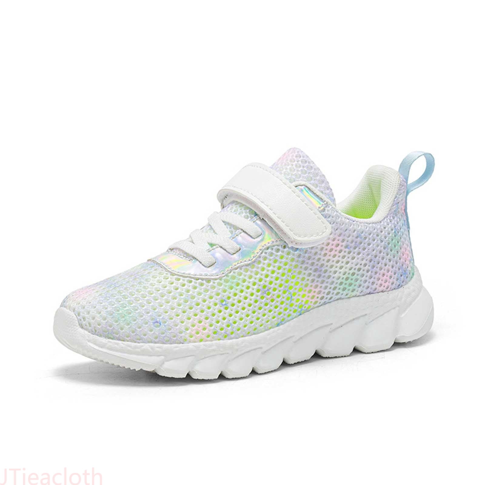 JTieacloth Girls Sneakers For Everyday Casual Wear Comfortable Fixed ...
