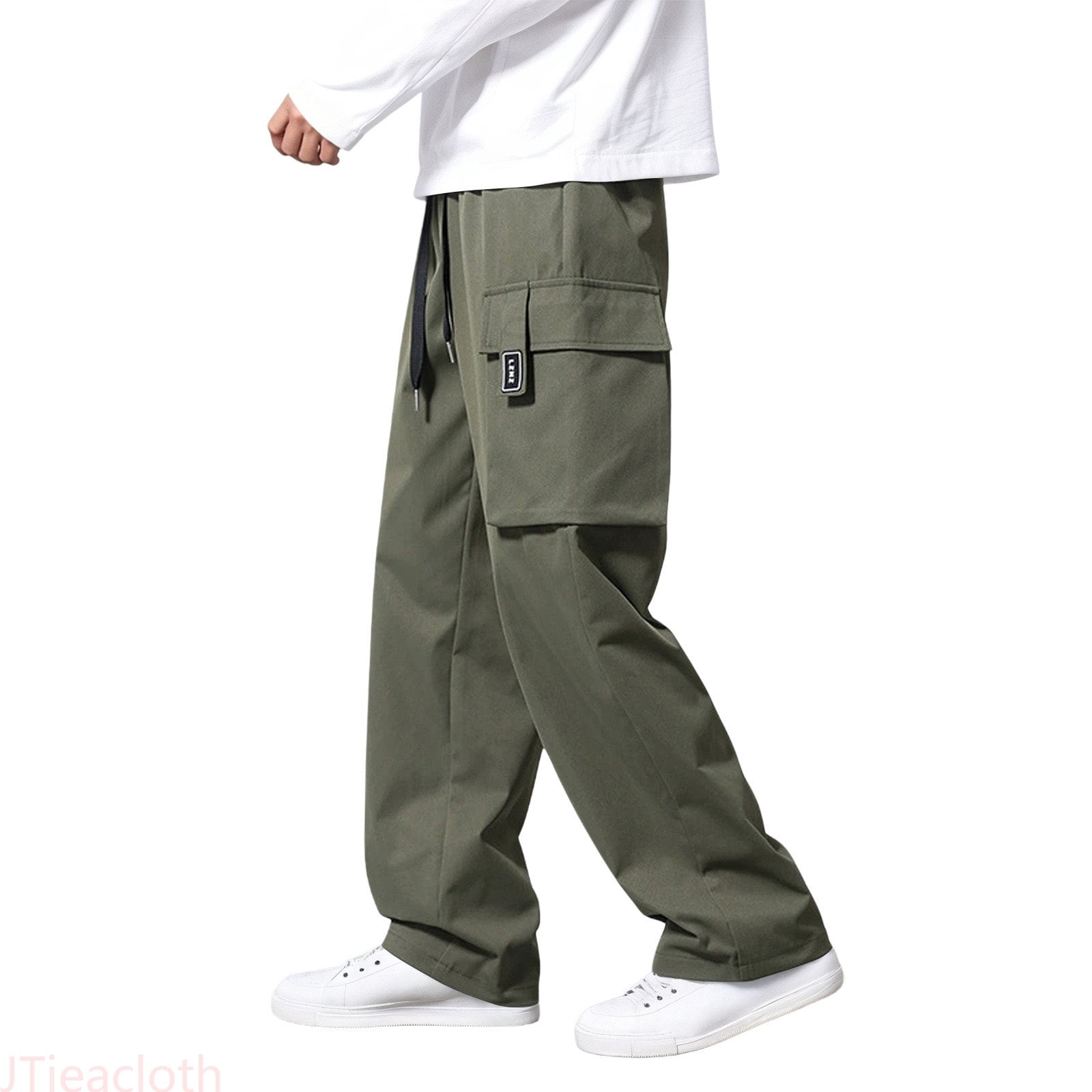 JTieacloth Men's Loose Fitting Outdoor Sports Style Work Pants With A ...