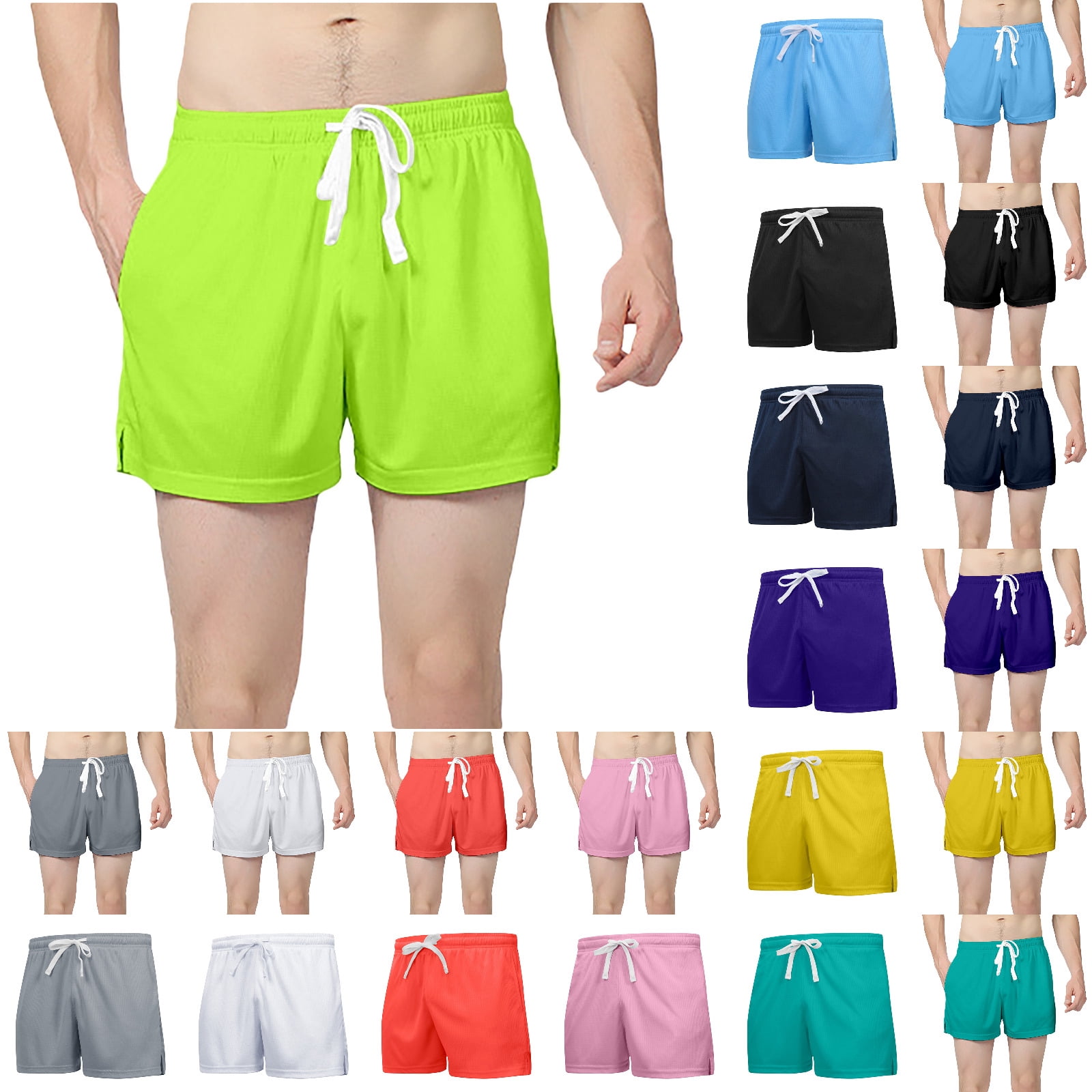 JTieacloth Mens Athletic Shorts Basketball Training Gym Workouts Shorts ...