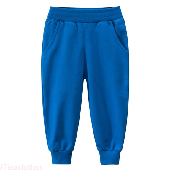 JTieaclothes Autumn Toddler Boys Pants Solid Color Sport Pants Casual ...