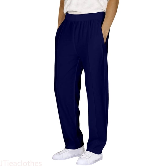 JTieaclothes Boys Solid Color Casual Trousers Long Pants With ...