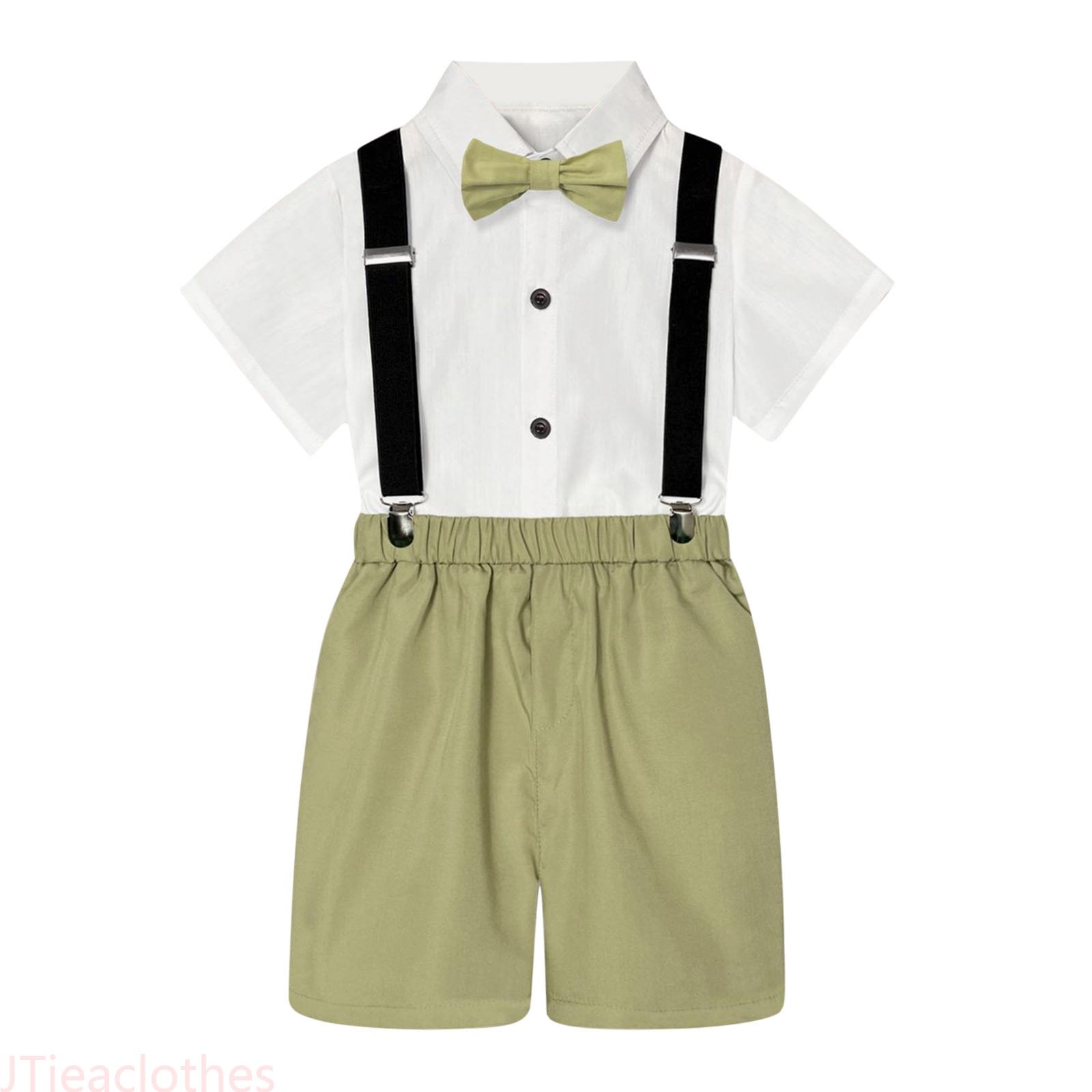 JTieaclothes Kids Boys Summer British Style Short Sleeved Shirt ...