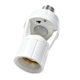 JUANGU 1PCS PIR Motion Sensor Light Socket, E26/E27 Screw Socket with ...