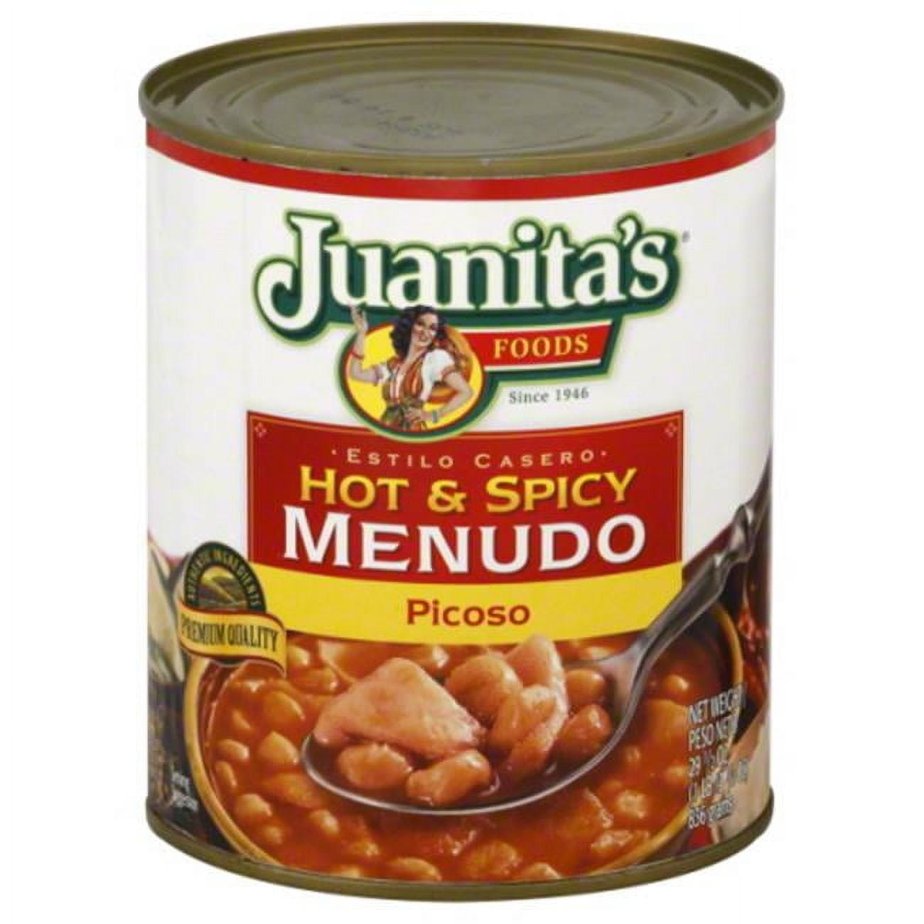 Juanita's Authentic Hot & Spicy Menudo, Premium Quality, 25 oz - Pack ...