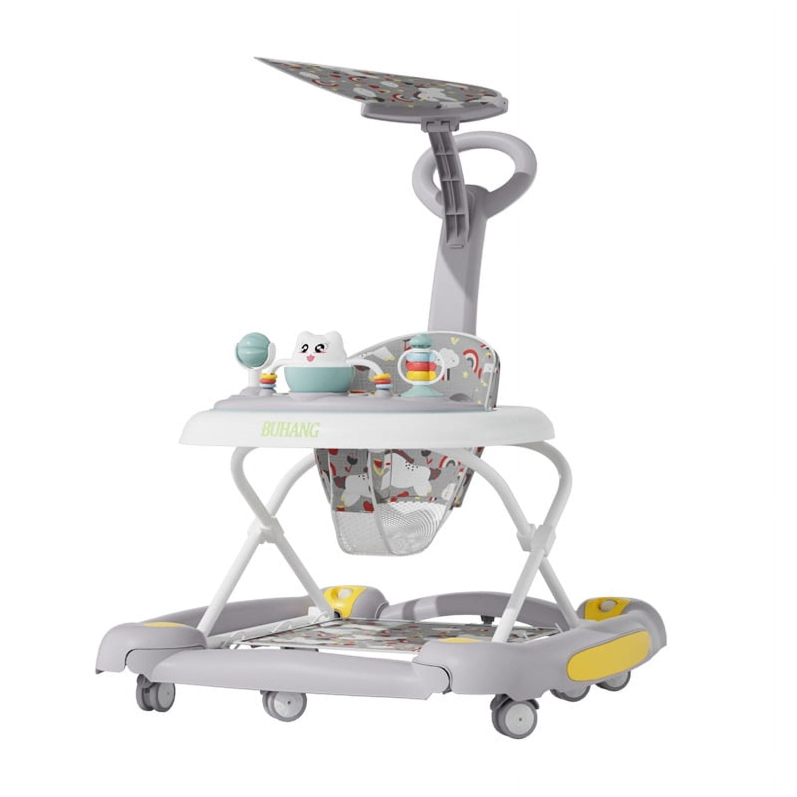 JUANYU Baby Walker,3-in-1 Multi-Functional Folding Walker with 3 Height ...
