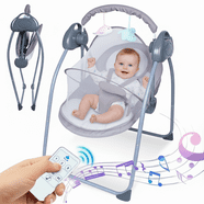 Monbebe 5-Mode Baby Swing with Bluetooth, Castle Point - Walmart.com