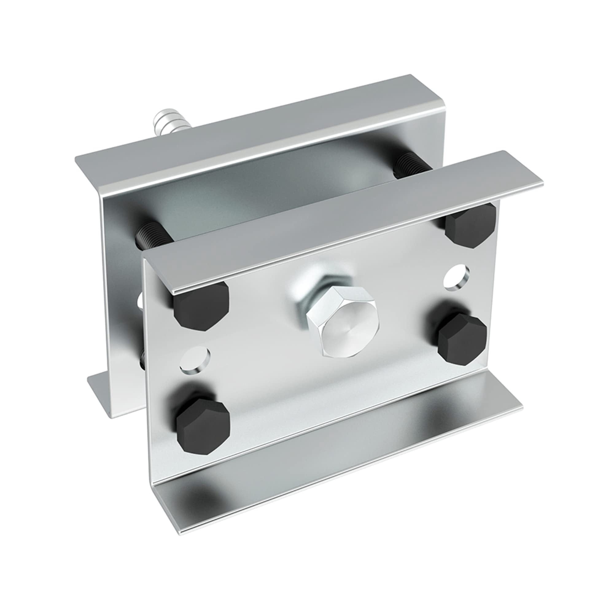 JUBEST Silver Pocket Door Hardware Connector for Soft Close Pocket Door ...