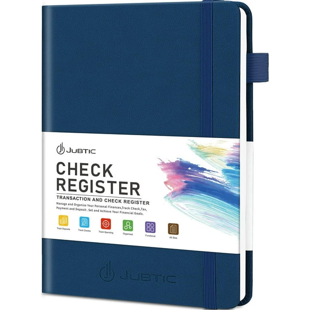 JUBTIC A5 Check Registers for Personal Checkbook, Ledger Transaction ...