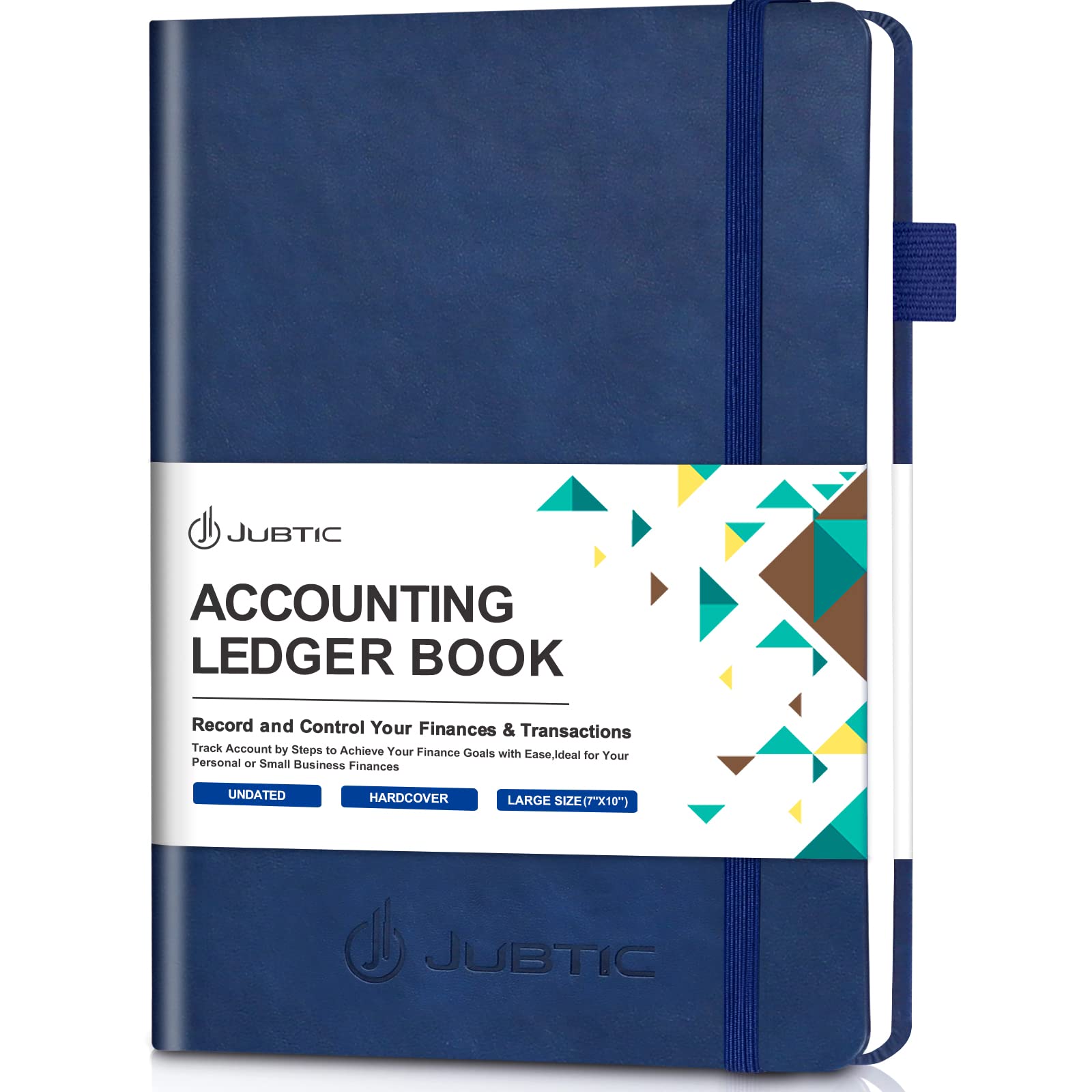 JUBTIC Hardcover Accounting Ledger Book (7x10â€³) - Bank Accounting Log ...