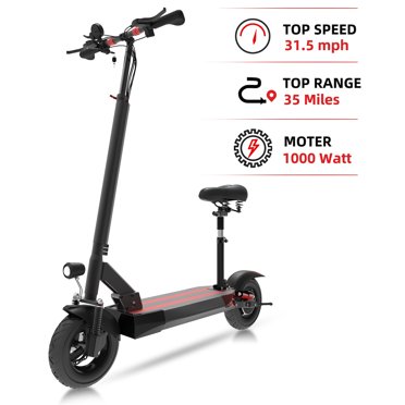 Free Shipping! MotoTec Thor 60v 2400w Lithium Electric Scooter Black ...