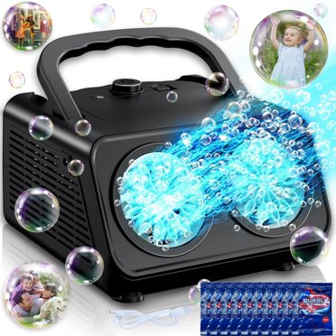 Fan-Style Automatic Bubble Blower Machine for Kids – 100ML Liquid ...