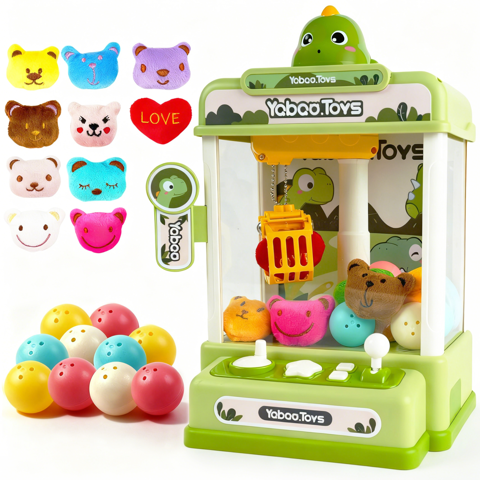 JUGAAD LIFE Dinosaur Claw Machine for Kids, Mini Vending Game Machine ...