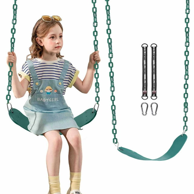 JUGAAD LIFE Toys Swing Set Playset with 60" Metal Chain, Outdoor ...