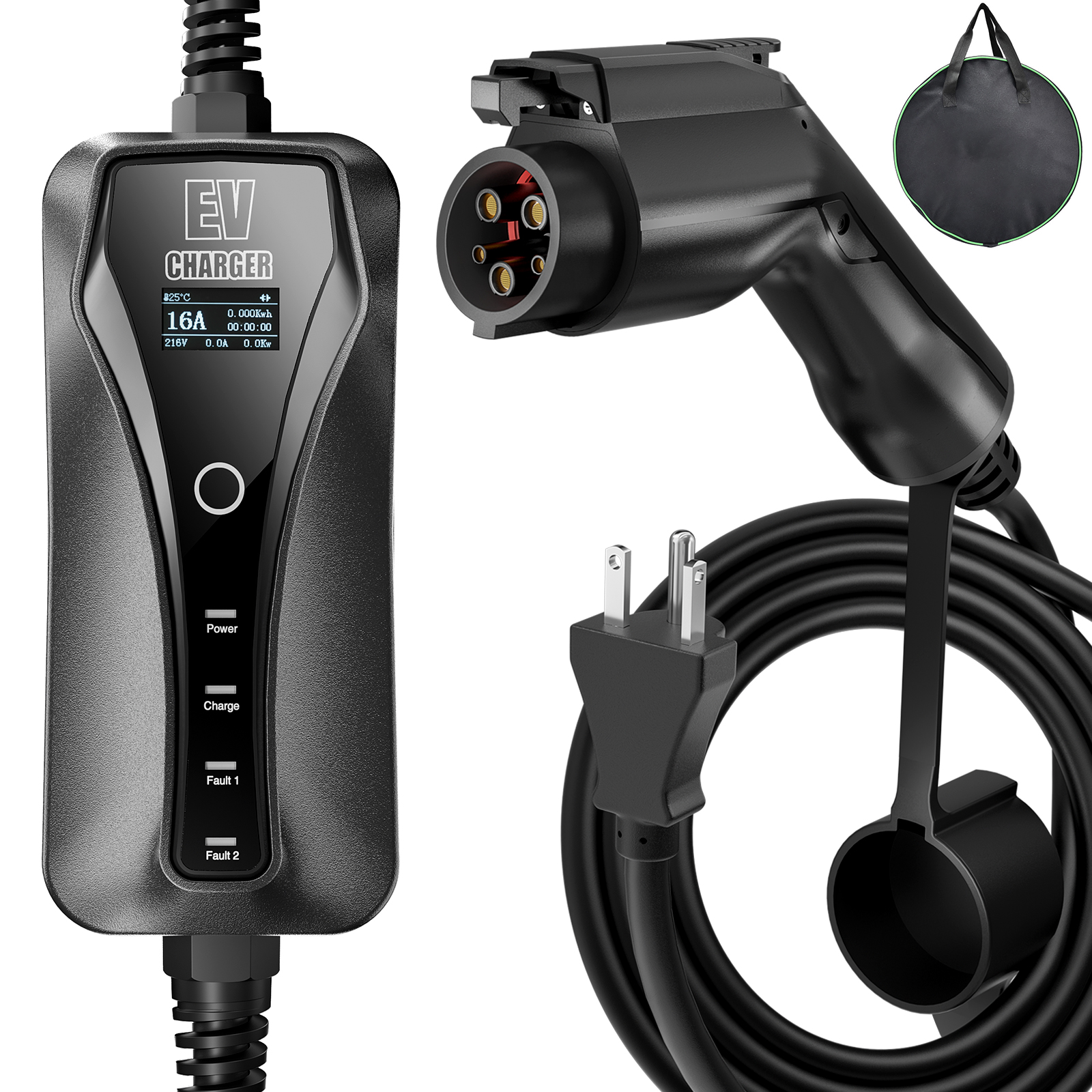 Enphase Smart Level 2 EV Charger with Wi-Fi, Safety Certified, 64 Amp, 240v, Hardwired, Indoor ...