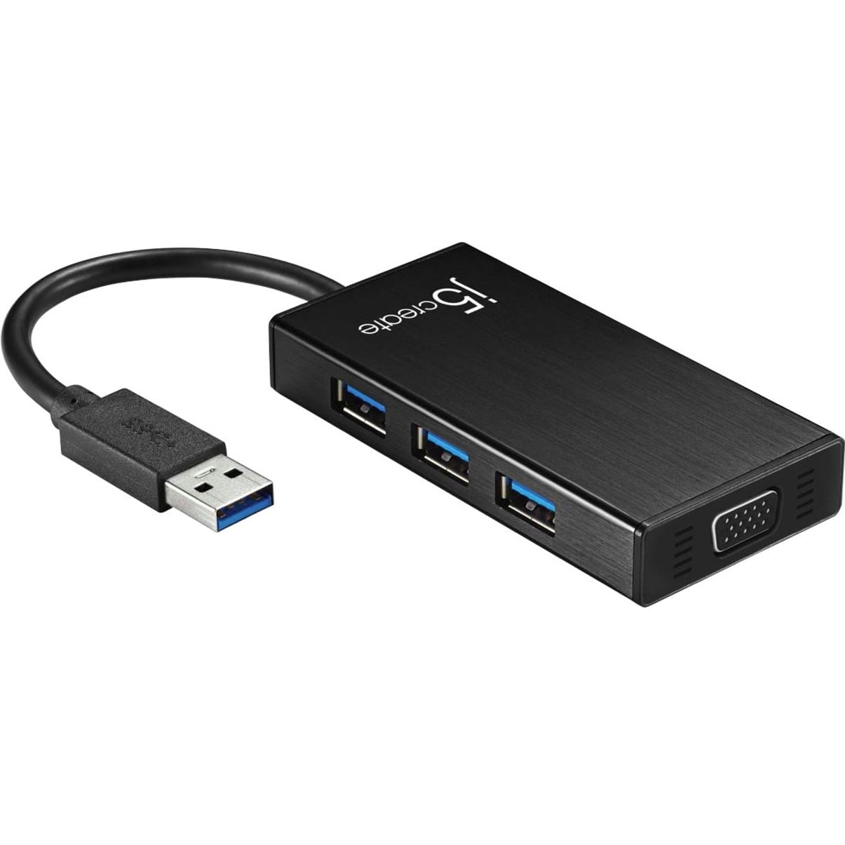 j5 create USB 3.0 Multi-Adapter VGA/ 3-Port USB 3.0 HUB | Backwards ...