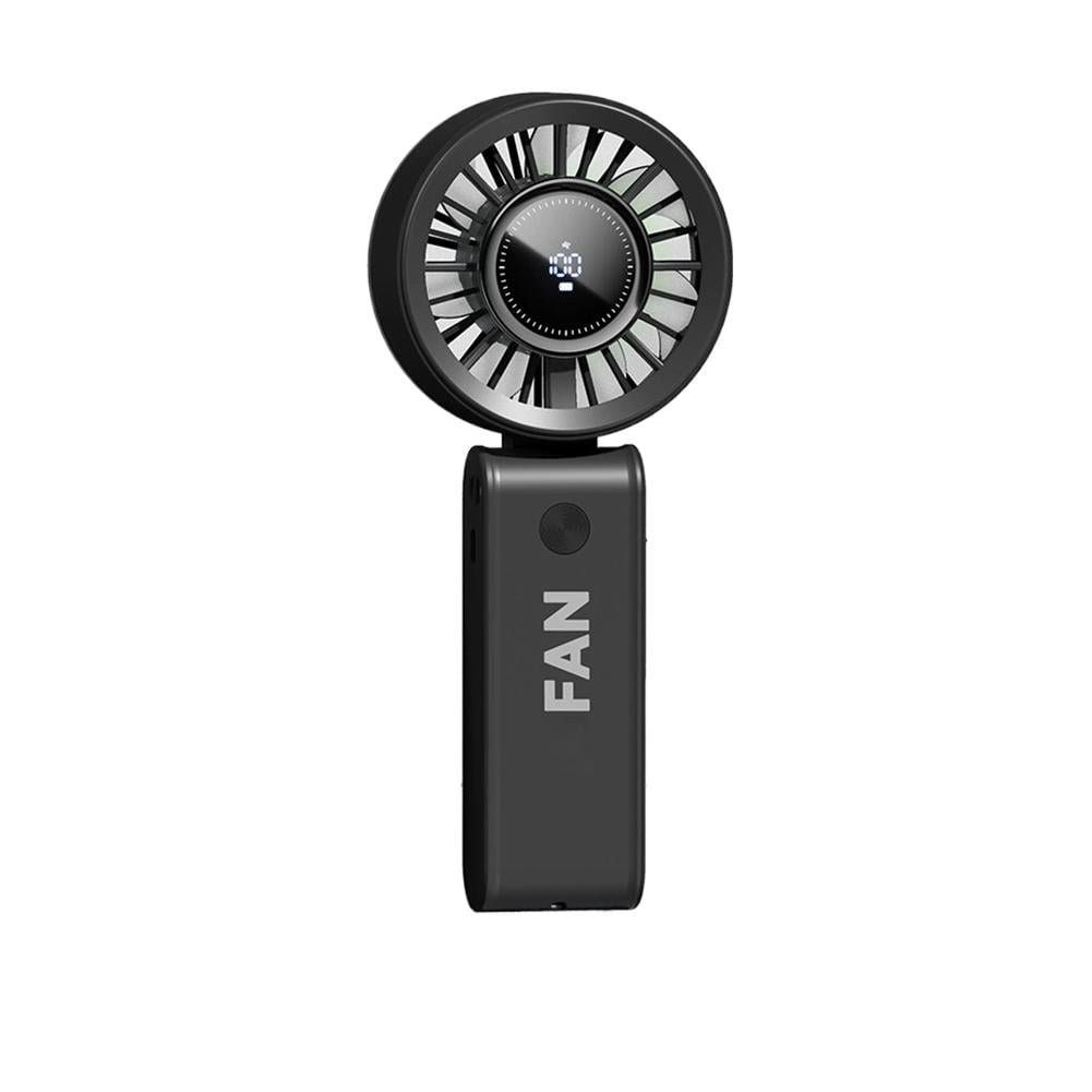JUICEASE Handheld Fan Digital Display Fans High-speed Cool Fan Mini ...