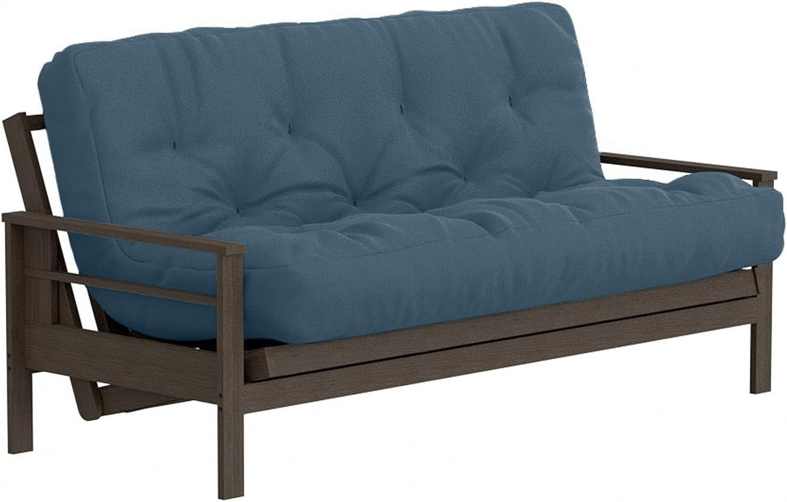 JUIKETWGTW by The Futon Factory 6 inch Foam Futon Mattress - Solid Grey ...