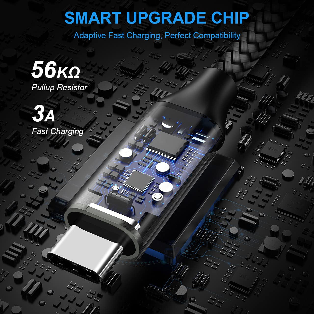 JUJHGRF-16ft Extra Long USB C Cable, USB-A 2.0 to USB-C Cable, Fast ...