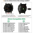 JUJHGRF-26mm Watch Bands Compatible with Garmin Fenix 8 pro/tactix 8 ...