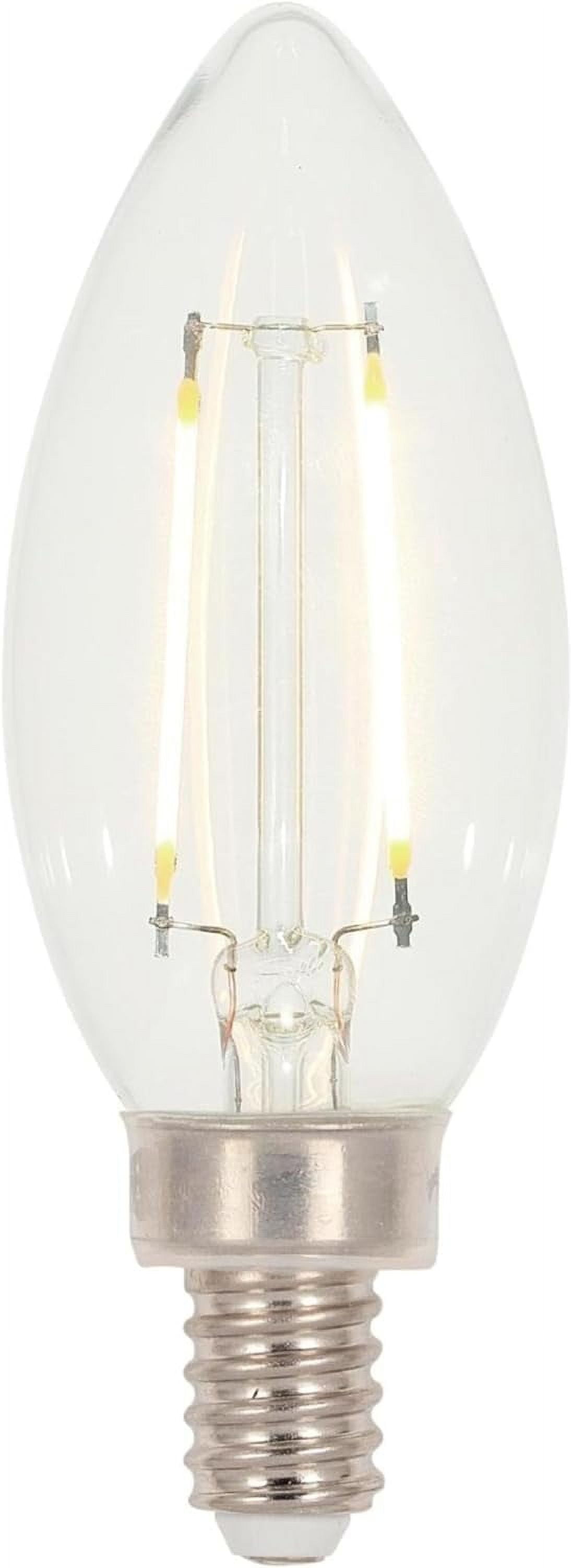 JUJHGRF-4517120 3.3 Watt (40 Watt Equivalent) B11 Dimmable Clear ...