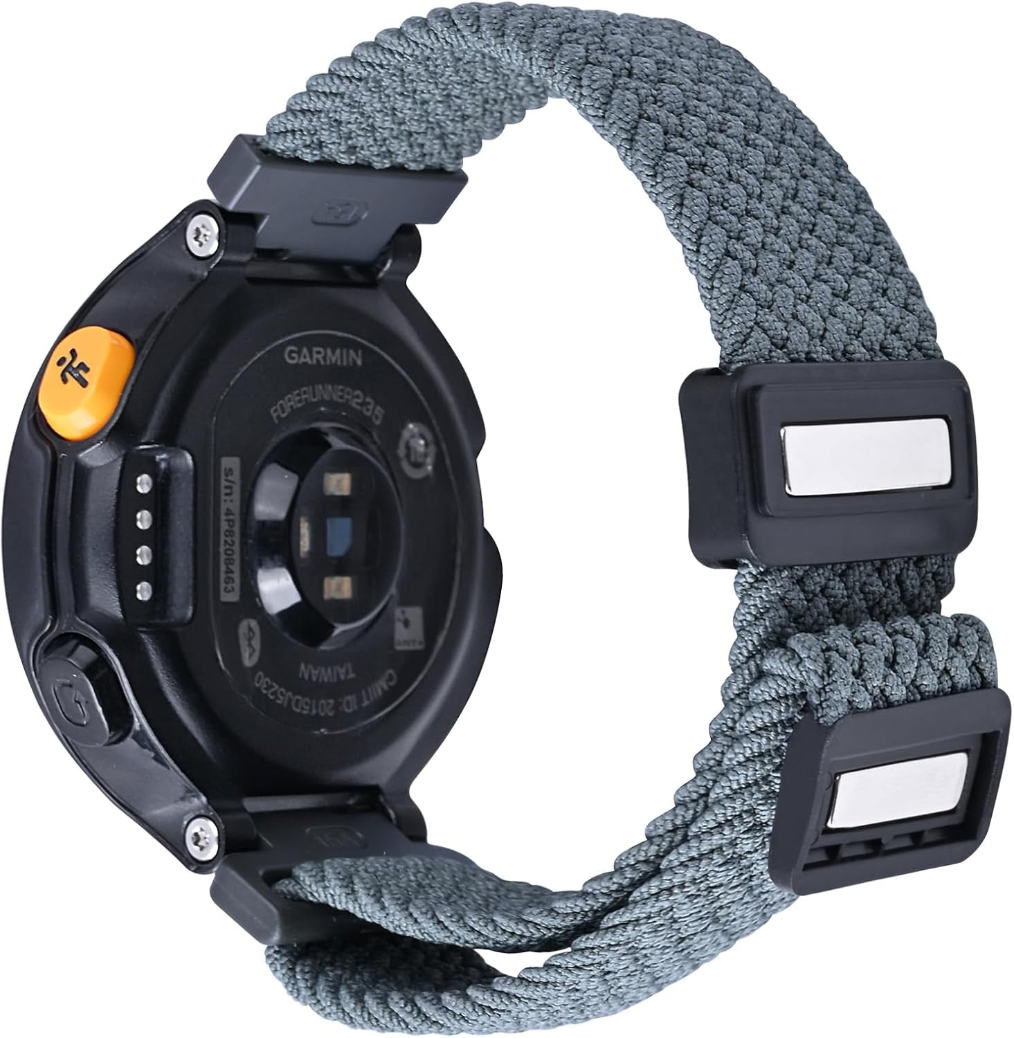 JUJHGRF-Braided Nylon Strap Compatible with Garmin Forerunner 735XT/235 ...
