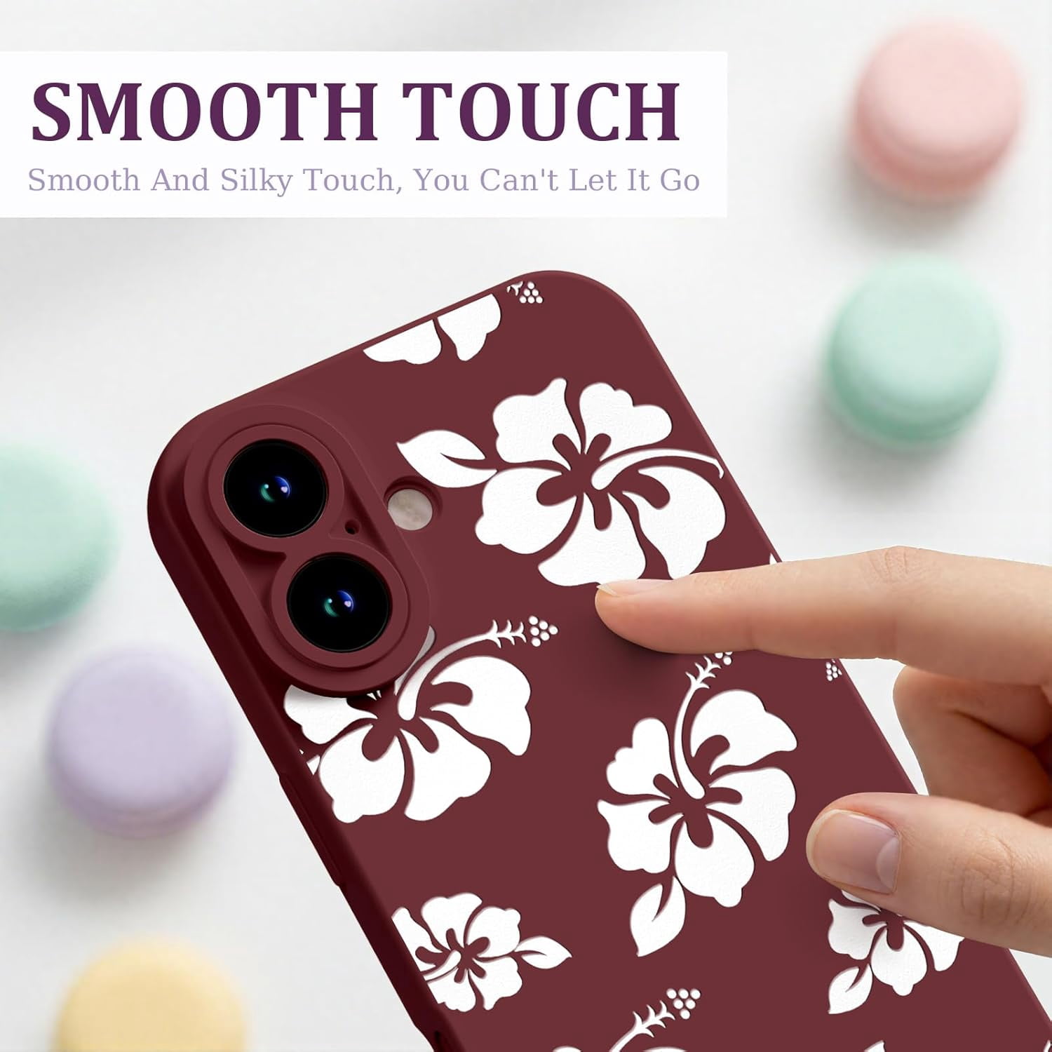 JUJHGRF-Case Compatible with iPhone 16, Cute Pretty Print Protective ...