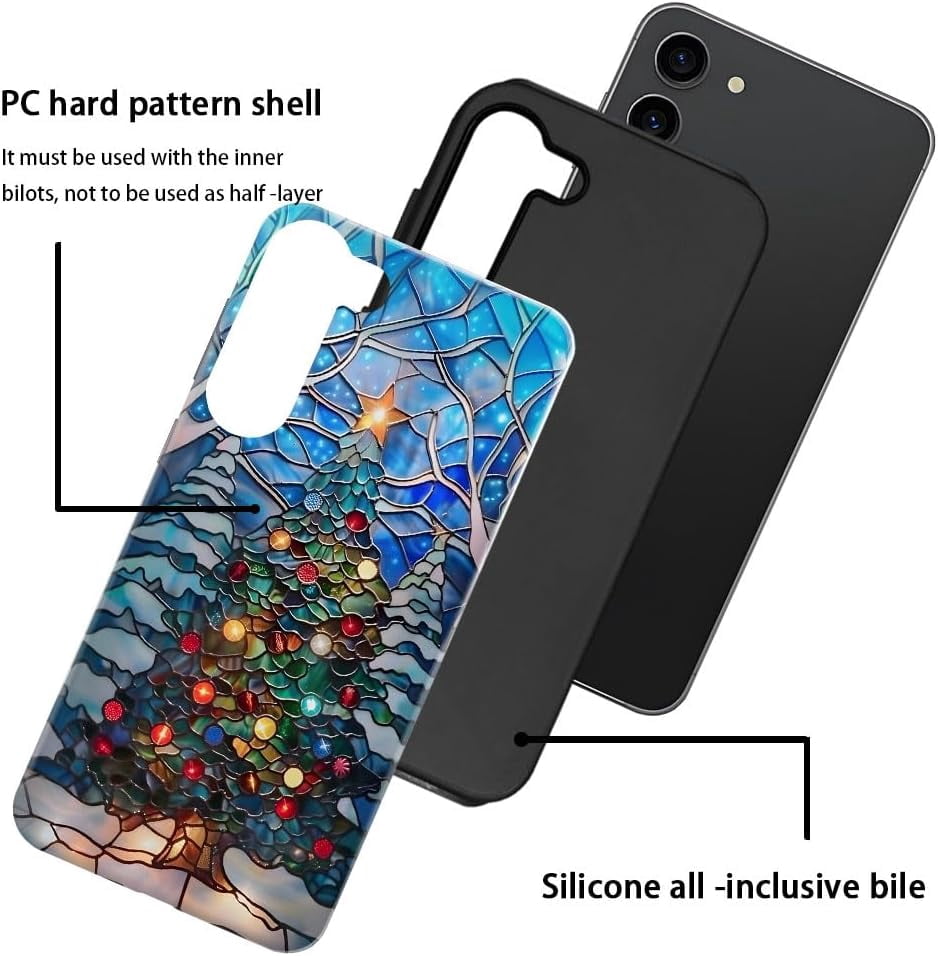 JUJHGRF-Case for Samsung Galaxy S23 Plus,Christmas Light Tree Star ...