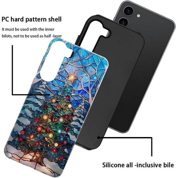 JUJHGRF-Case for Samsung Galaxy S23 Plus,Christmas Light Tree Star ...