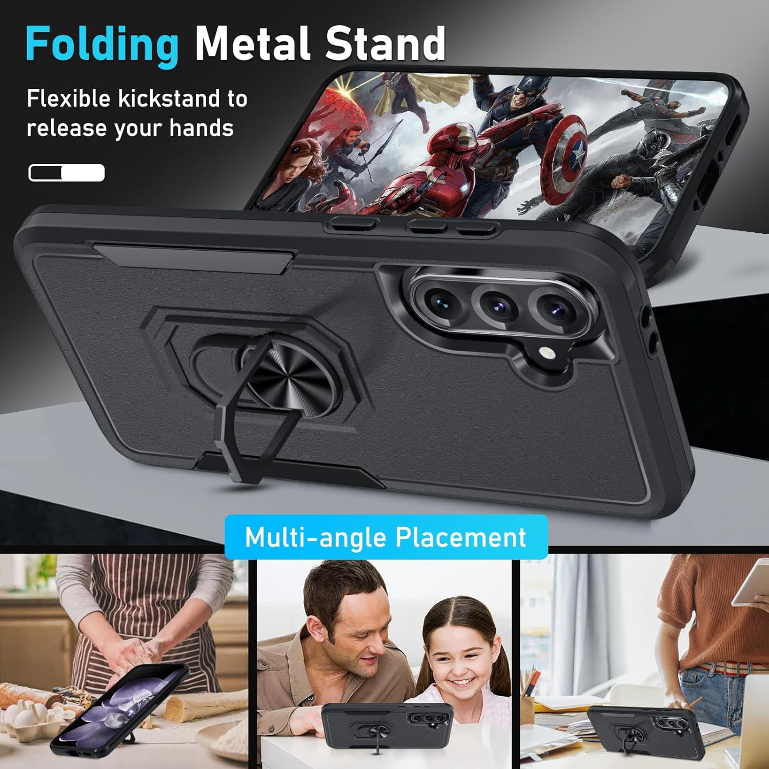 JUJHGRF-Compatible with Samsung Galaxy A36 5G Case with Screen ...