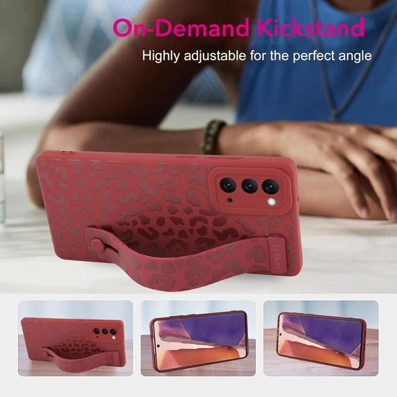 JUJHGRF-Compatible with Samsung Galaxy Note20 Case with Wrist Strap ...