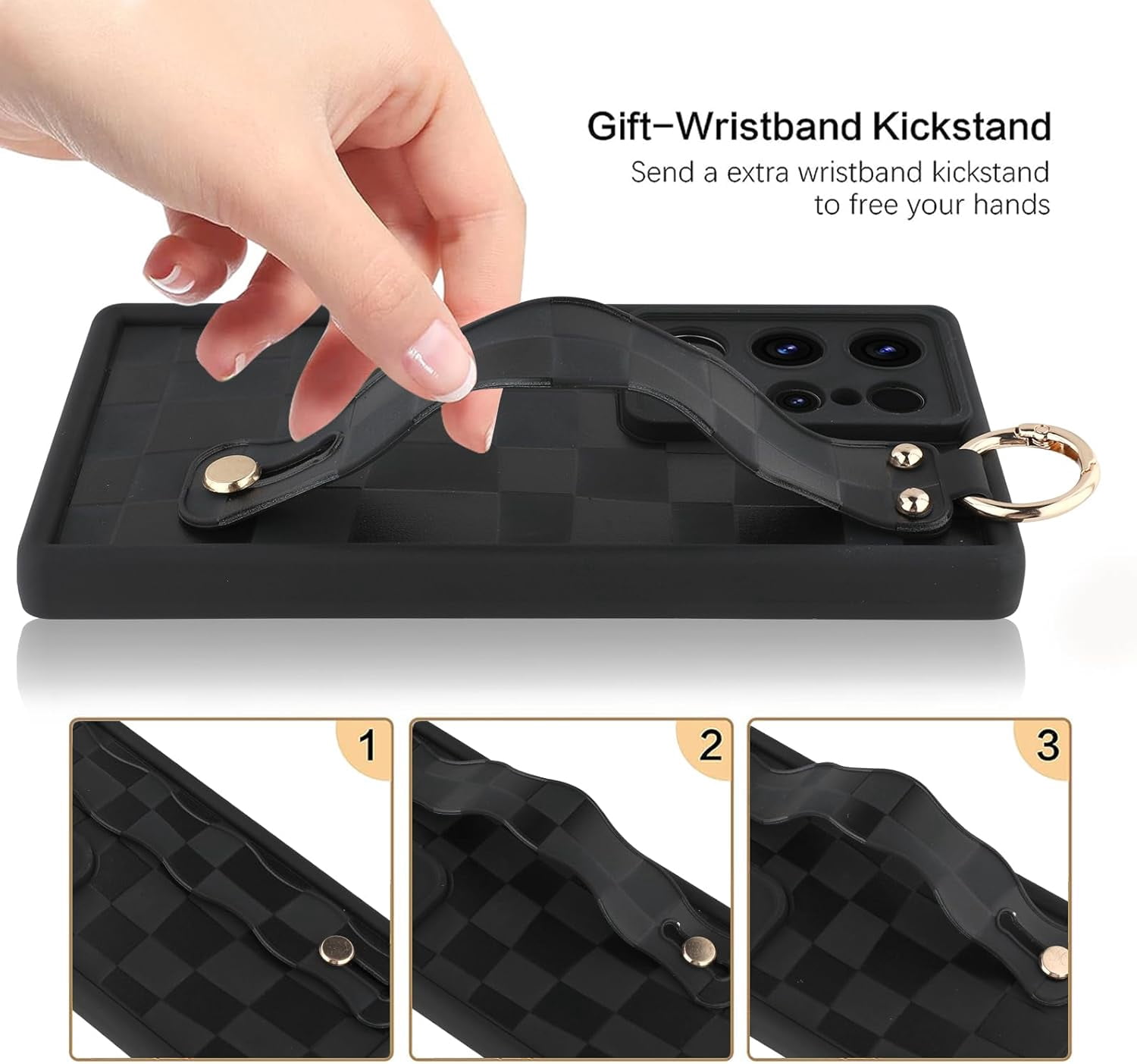 JUJHGRF-Compatible with Samsung Galaxy S22 Ultra Checkered Case with ...