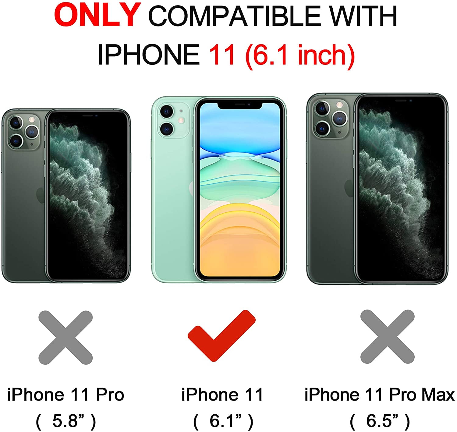 JUJHGRF-Compatible with iPhone 11 Case,Ultra Slim Fit iPhone Case ...