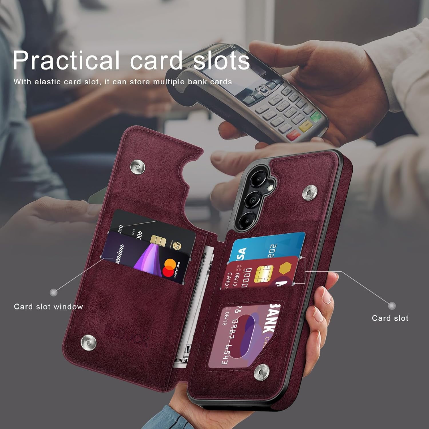 JUJHGRF-Designed for Samsung Galaxy A16 5G Case Wallet with Card Holder ...