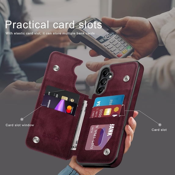 JUJHGRF-Designed for Samsung Galaxy A16 5G Case Wallet with Card Holder ...