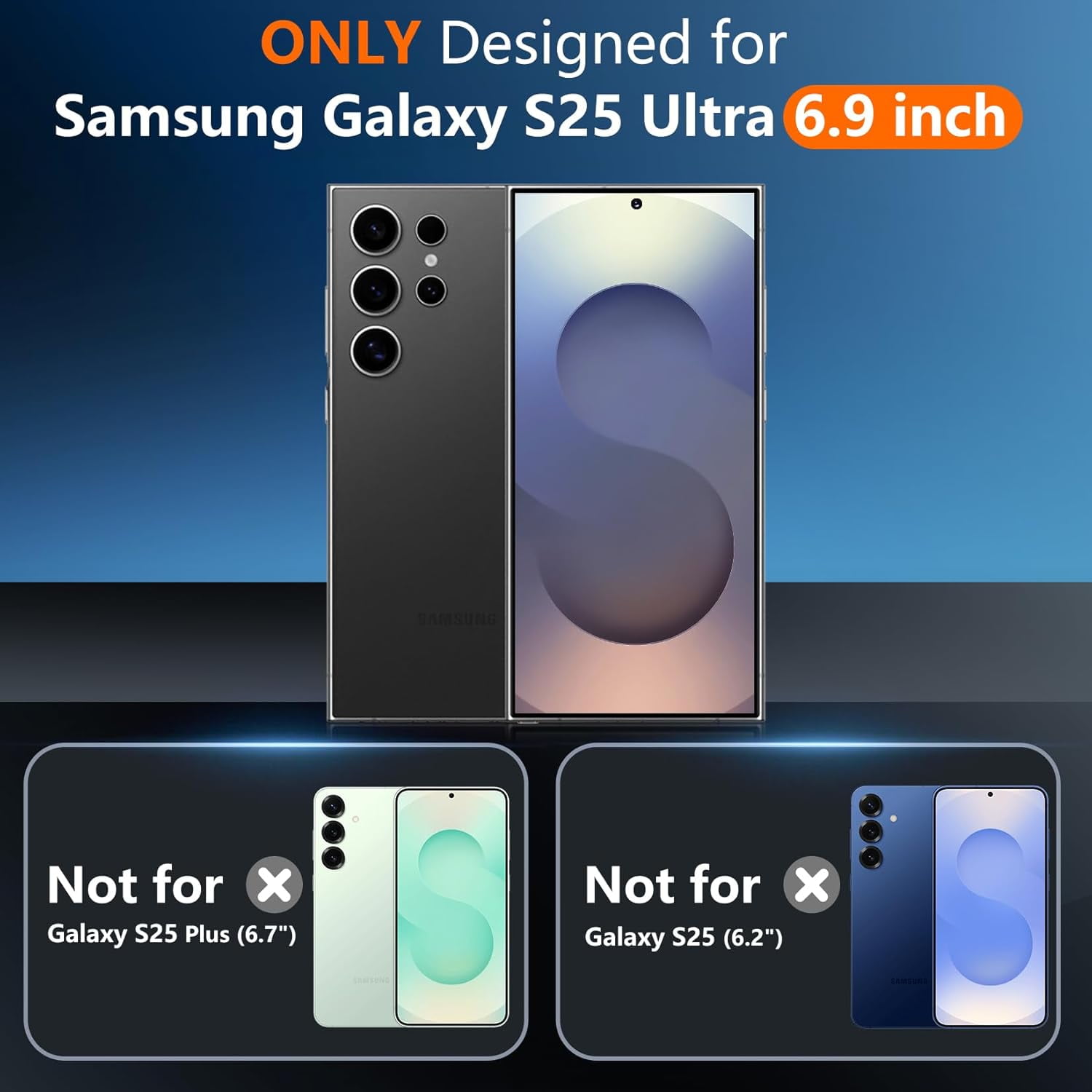 JUJHGRF-Designed for Samsung Galaxy S25 Ultra Case, [10 FT Military ...